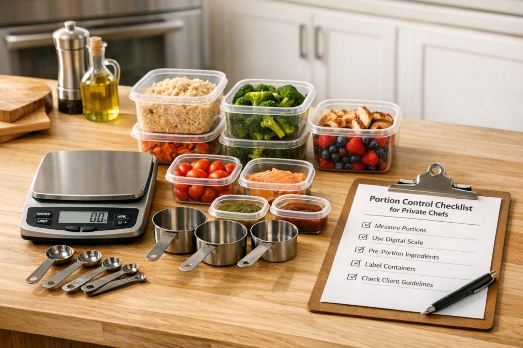 Portion Control Checklist for Private Chefs - Park City Culinary Institute
